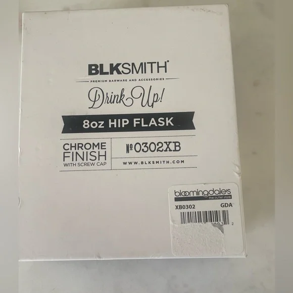 BLKSMITH | Dining | Blksmith Premium 8oz Hip Flask Gold Oil Slick ...